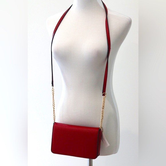 Seven Days | Bags | Nwt Seven Days Vegan Leather Red Crossbody Handbag ...